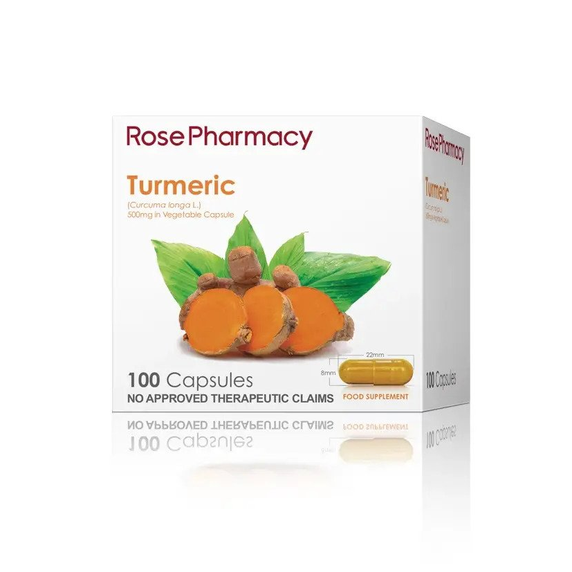 ROSE PHARMACY Turmeric 500mg Capsule 1's price in the Philippines ...